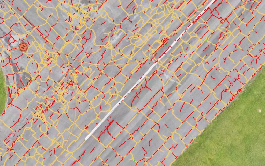 Crack detection in runways, roads, and highways using drones and AI ...