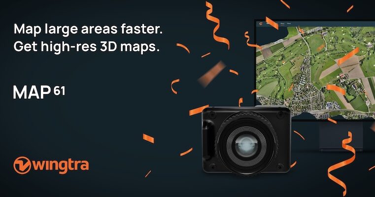 MAP61 | Most efficient sensor plus highest-res 3D | Wingtra